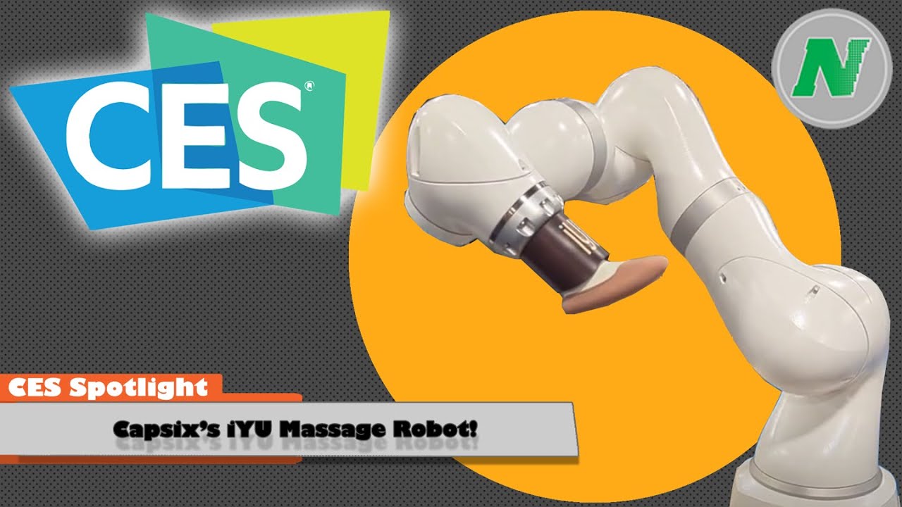 CES 2024 Spotlight - Capsix Robotics iYU Massage Robot - YouTube