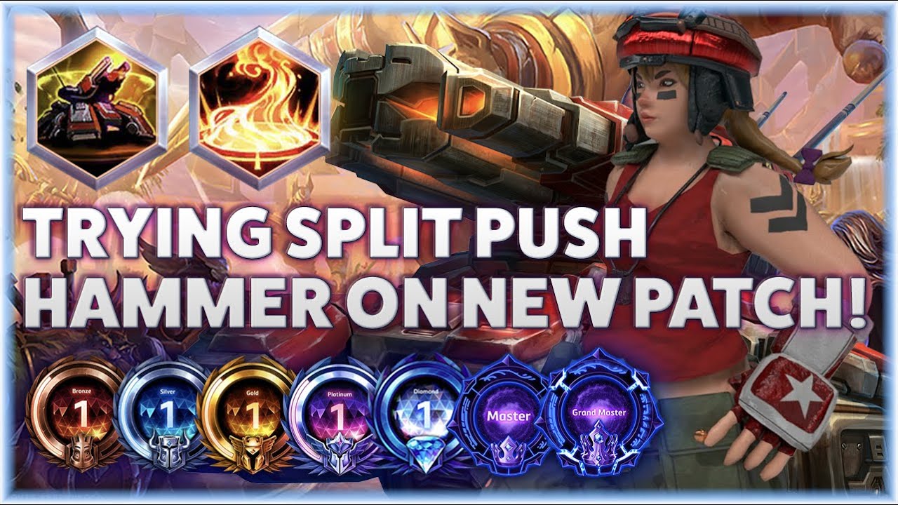 Sgt Hammer Napalm - TRYING SPLIT PUSH HAMMER ON NEW PATCH! - B2GM ...
