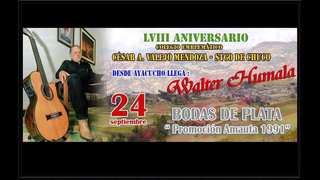 Walter Humala en Santiago de Chuco - YouTube