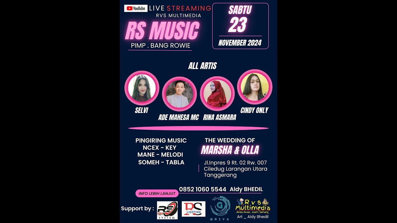 🔴LIVE STREAMING | RS MUSIC | RVS MULTIMEDIA | EDISI CILEDUG LARANGAN ...
