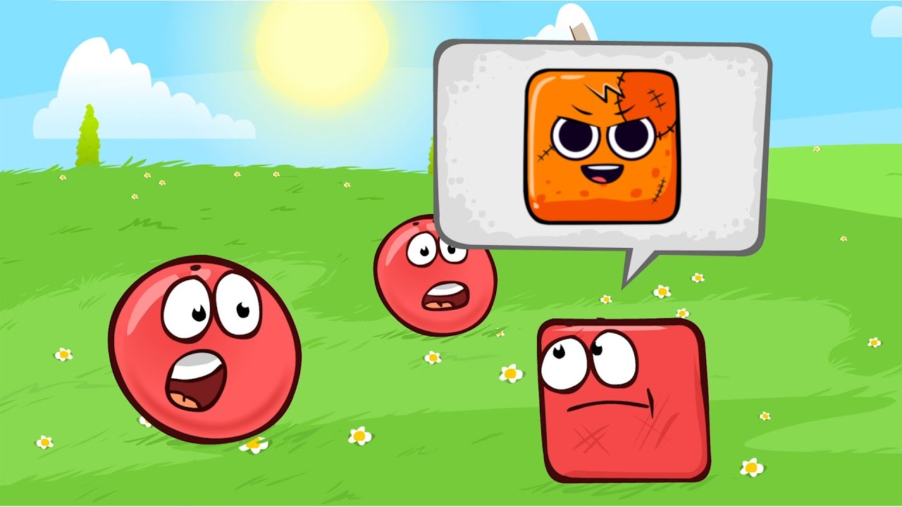 Red Ball 4 | Red Ball Vs Sprunki Oren Boss In Green Hills - YouTube