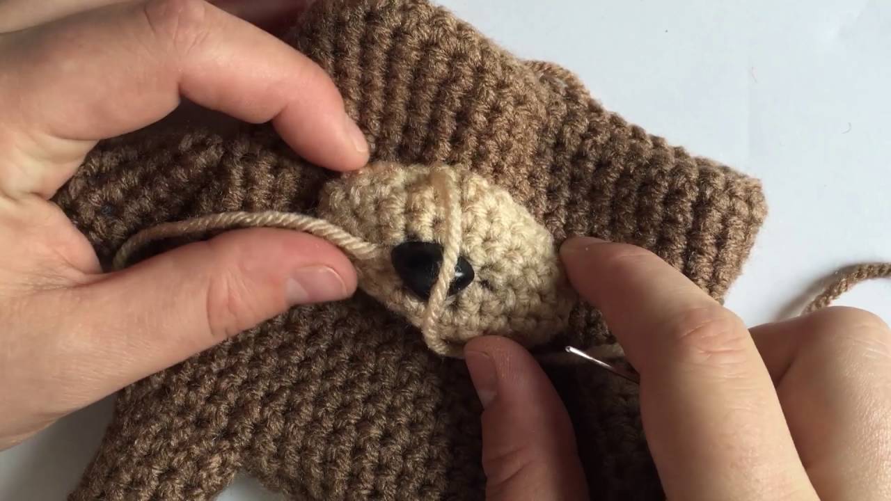 How to Crochet a Boxy Bear: Part 4 - YouTube