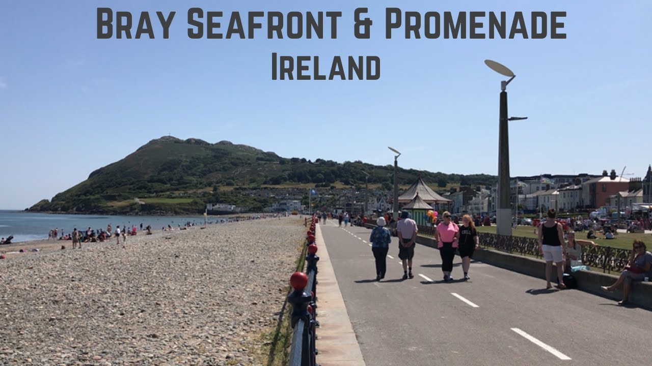 Bray Town Seafront and Promenade IRELAND - YouTube