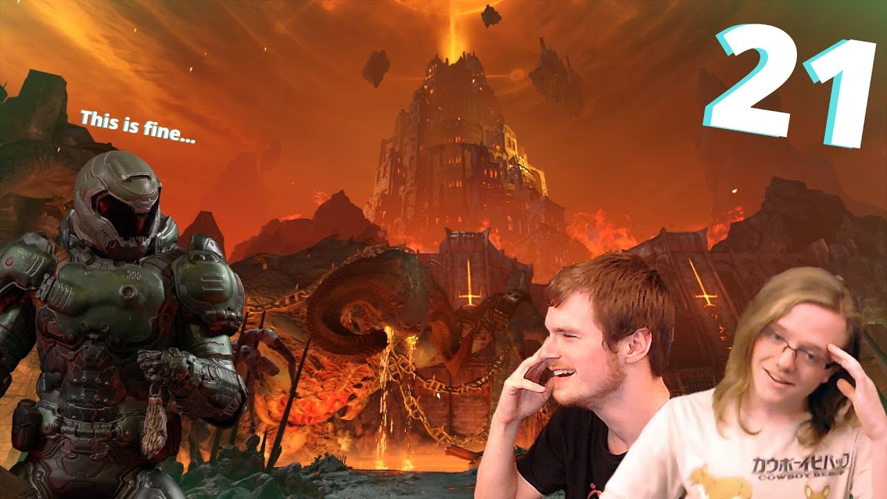 Let's Play Doom Eternal Nightmare Mode Part 21 | Moody Level - YouTube