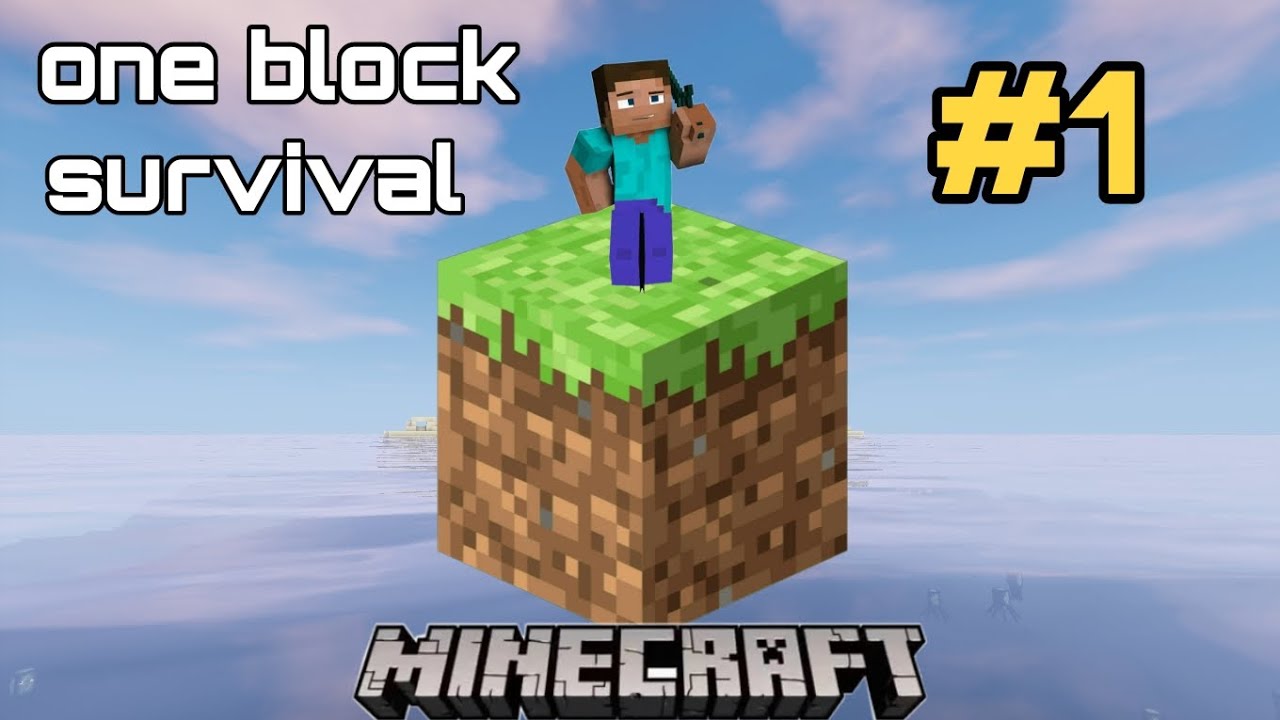 Starting A New Minecraft One Block Survival #minecraft #1 - YouTube