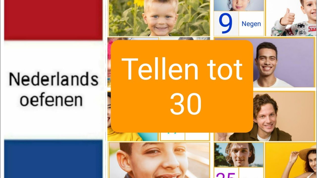 Tellen tot 30 - (counting to 30) - Nederlands leren - woordenschat ...