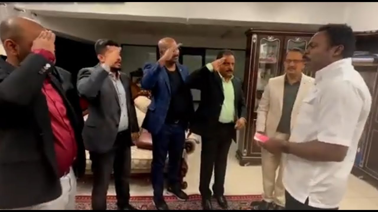 DR. BABU K MATHEW & HIS TEAM RECEIVING AN IMPARTATION FROM THE BOND ...