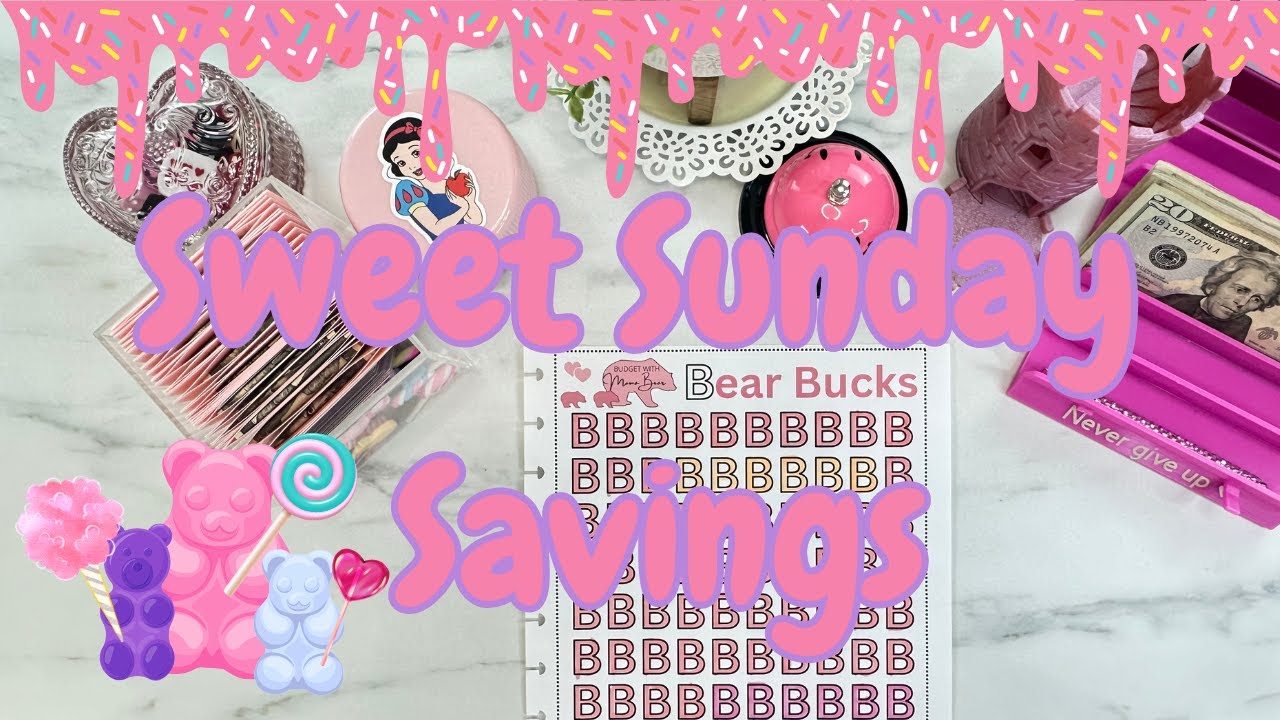 Sweet Sunday Savings | How many did we finish?? #savingmoney - YouTube