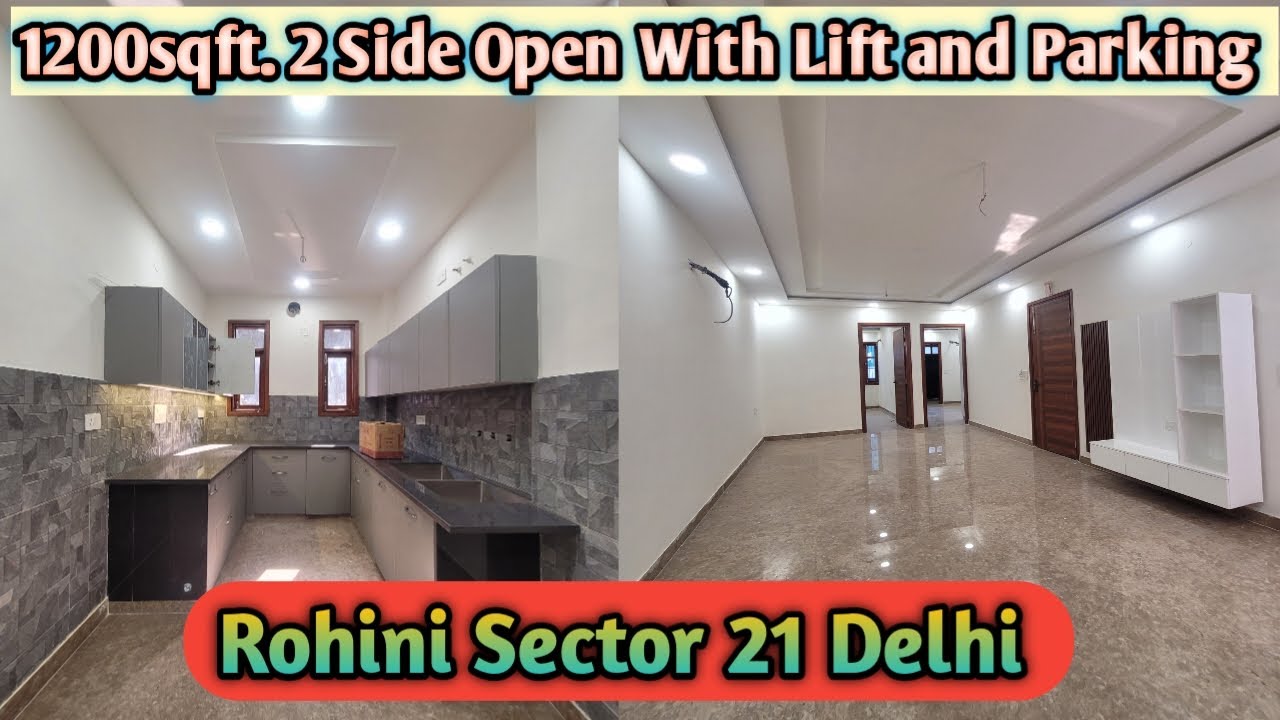 3bhk 1200sqft.| With Lift and Parking | Rohini Sector 21 Delhi | Call ...