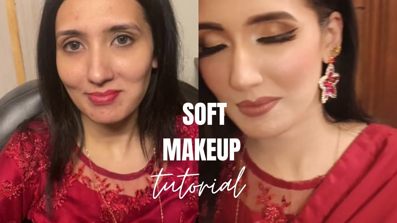How to do soft and glowy makeup | ombre eyeshadows | ombre lips ...