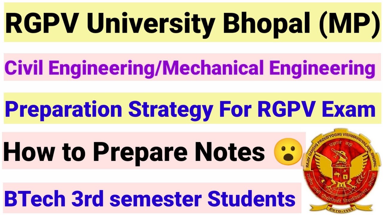 RGPV BTech 3rd semester Exam 2022 || Civil Engineering || Mechanical ...