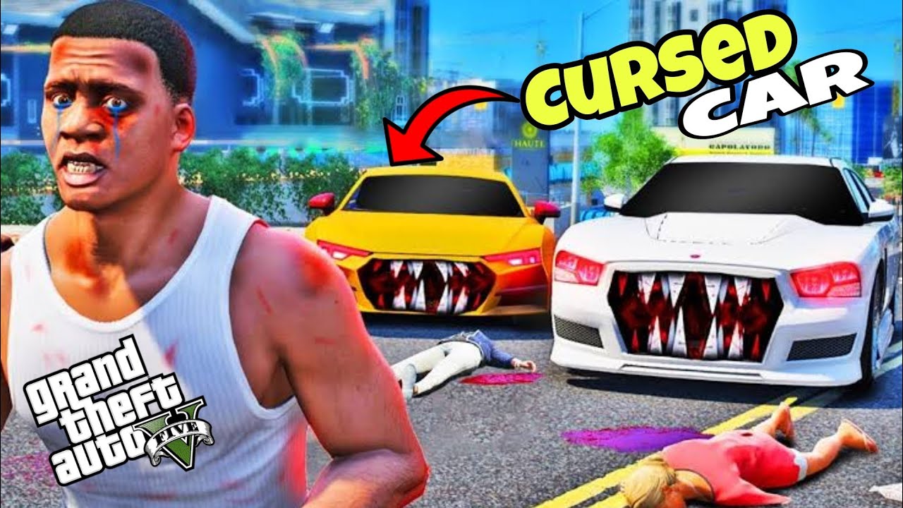 Franklin And Shinchan Found Cursed Killer Car In GTA 5 | Franklin And ...