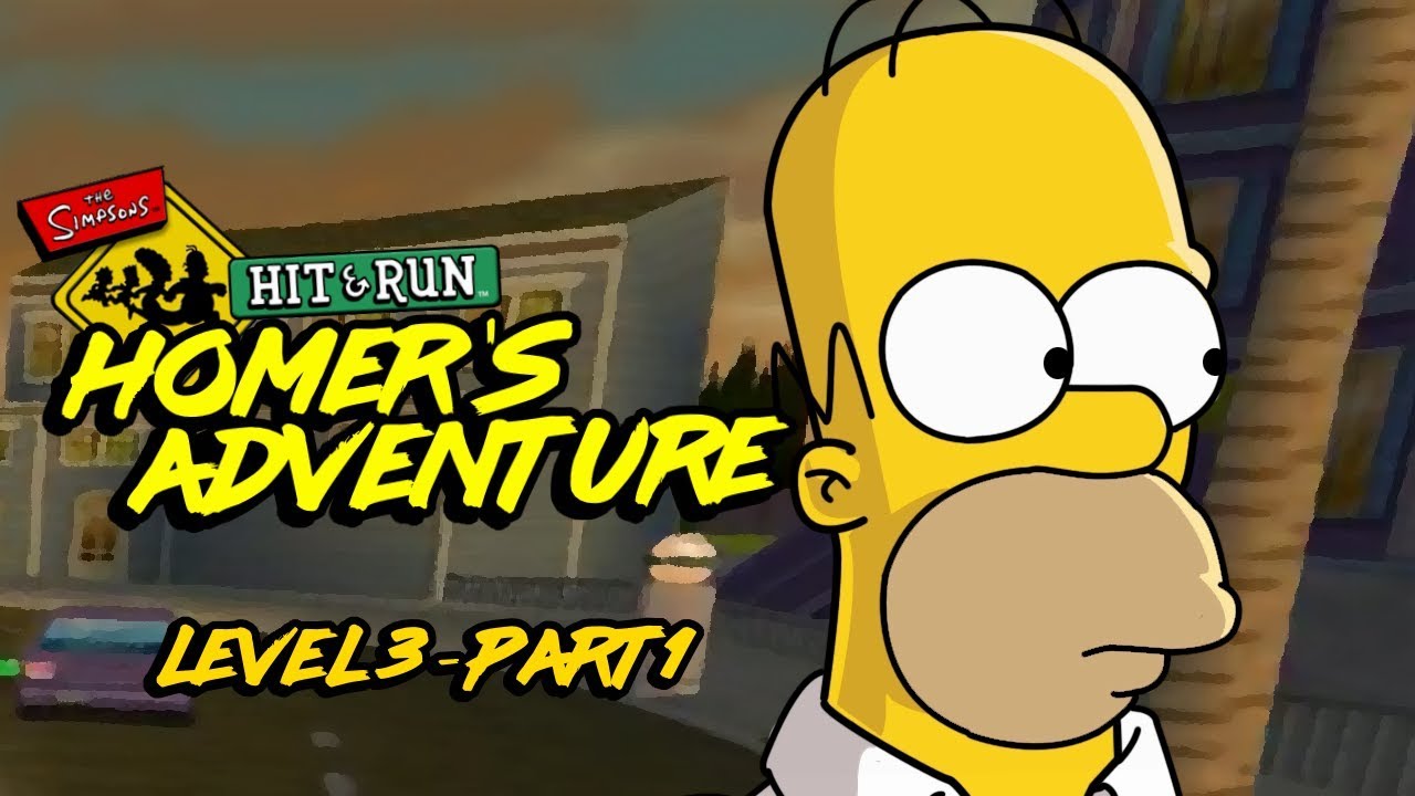 The Simpsons Hit and Run: Homer's Adventure Level 3 Part 1 - YouTube
