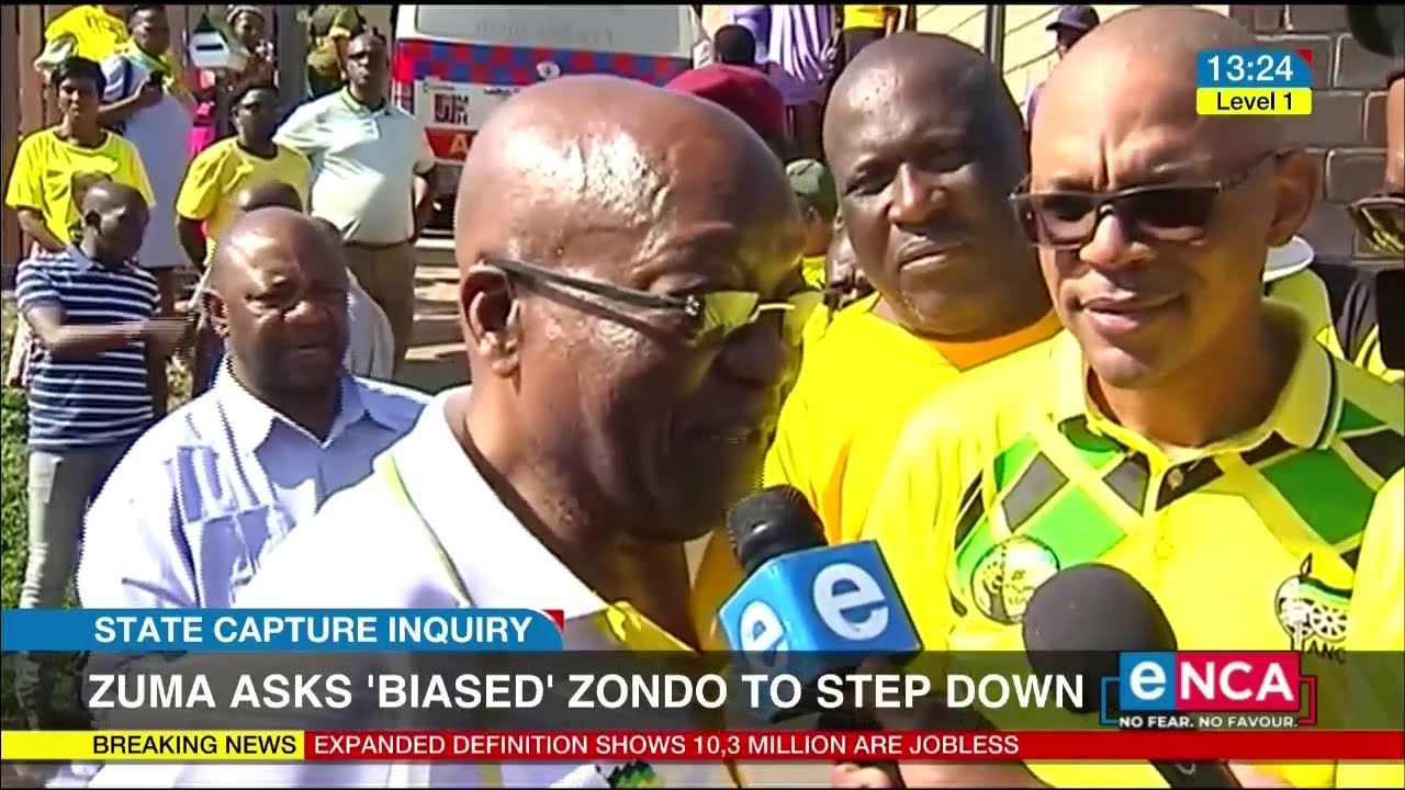 State capture inquiry: Zuma calls for Zondo's recusal - YouTube