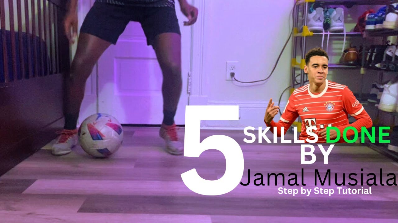 5 Easy Skills DONE by Jamal Musiala | Step by Step Tutorial - YouTube