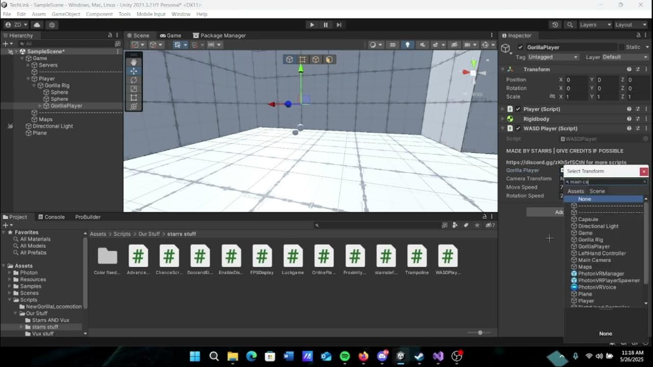 How to add PC movement (WASD) to your gtag fan game - YouTube