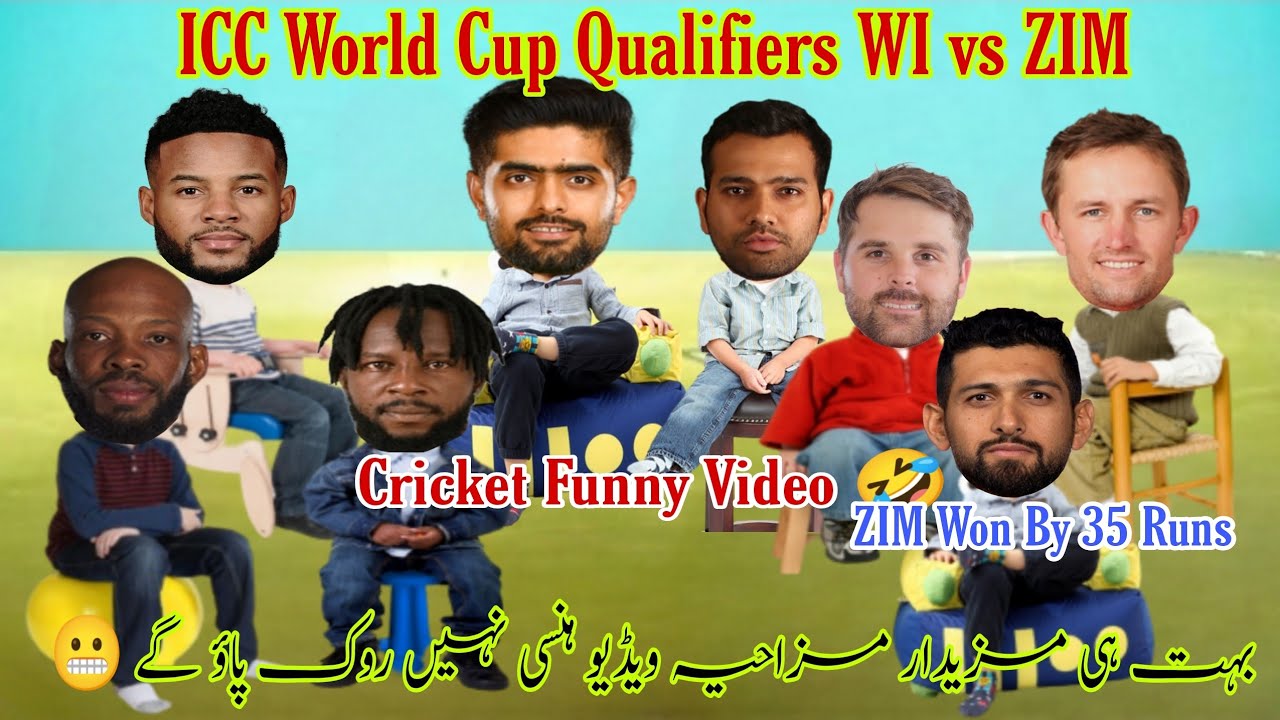 Cricket Comedy Zim vs Wi | Babar Rohit Hope Ervine Sikandar Funny Video ...