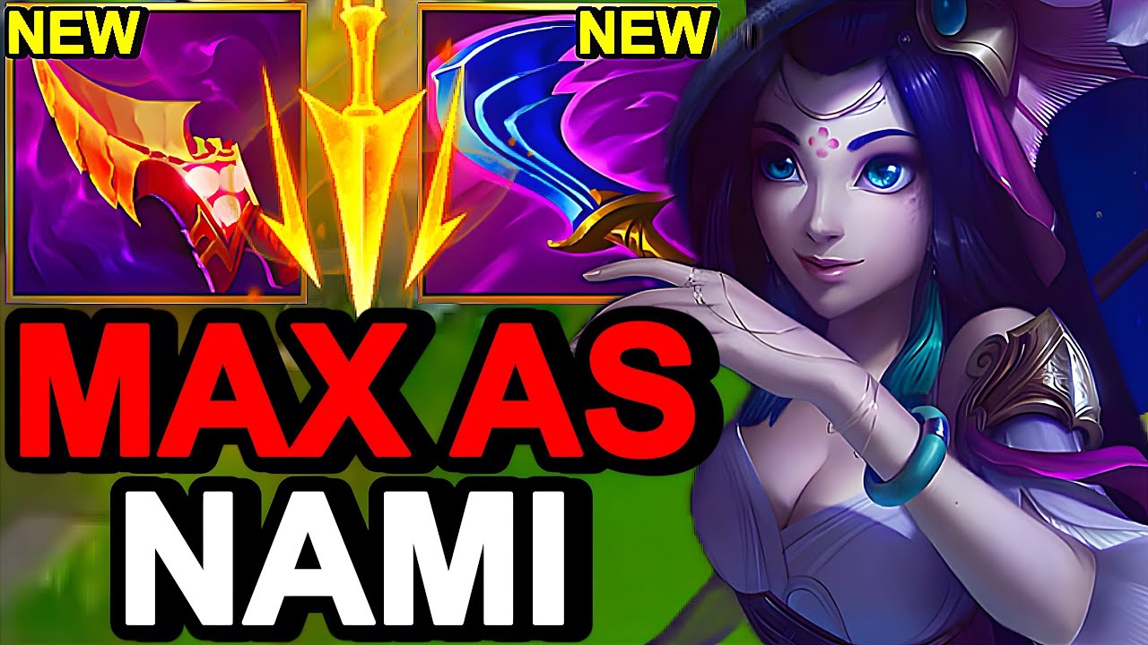 Wild Rift China Nami Support - NEW Lethal Tempo Nami Build Runes ...
