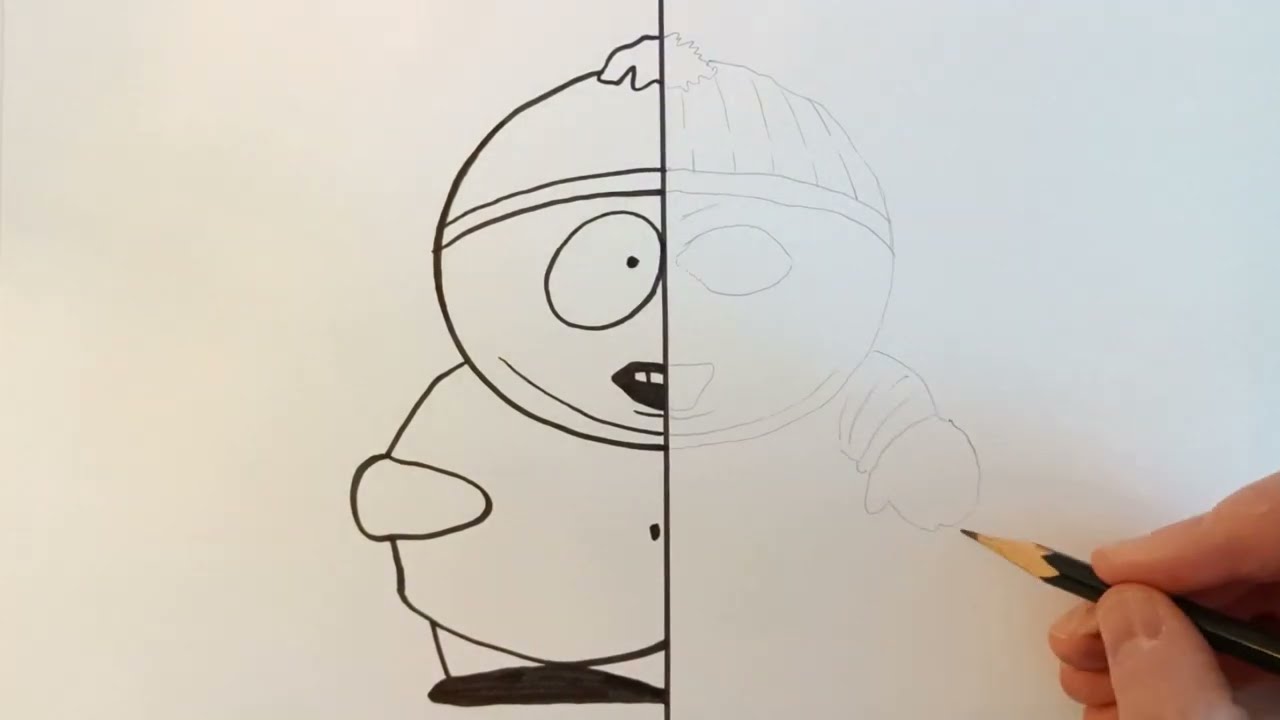 Cartoon VS. Realistic | Eric Cartman | South Park | Ink & Graphite ...