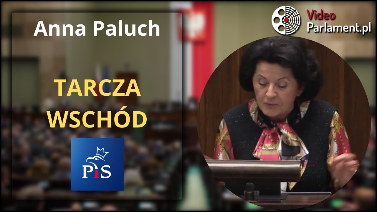 Anna Paluch - Informacja ws. "Tarczy Wschód" - YouTube