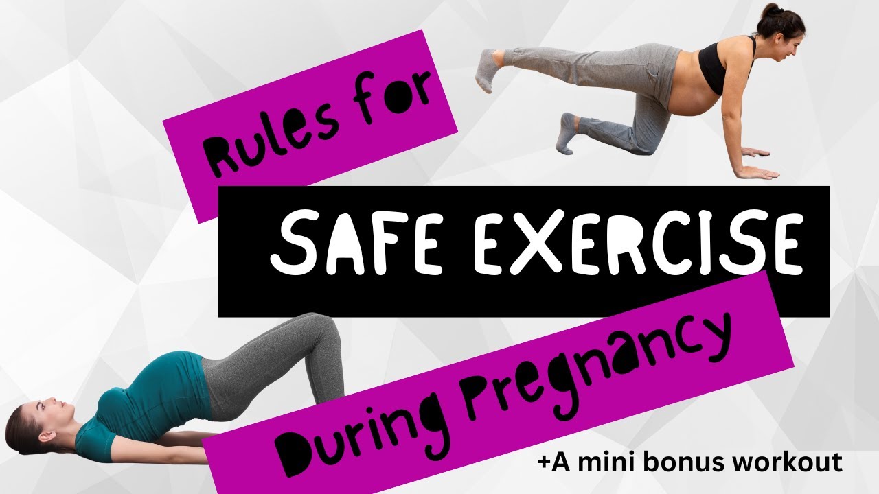 Safe Exercise During Pregnancy Mini Clip Youtube 8718