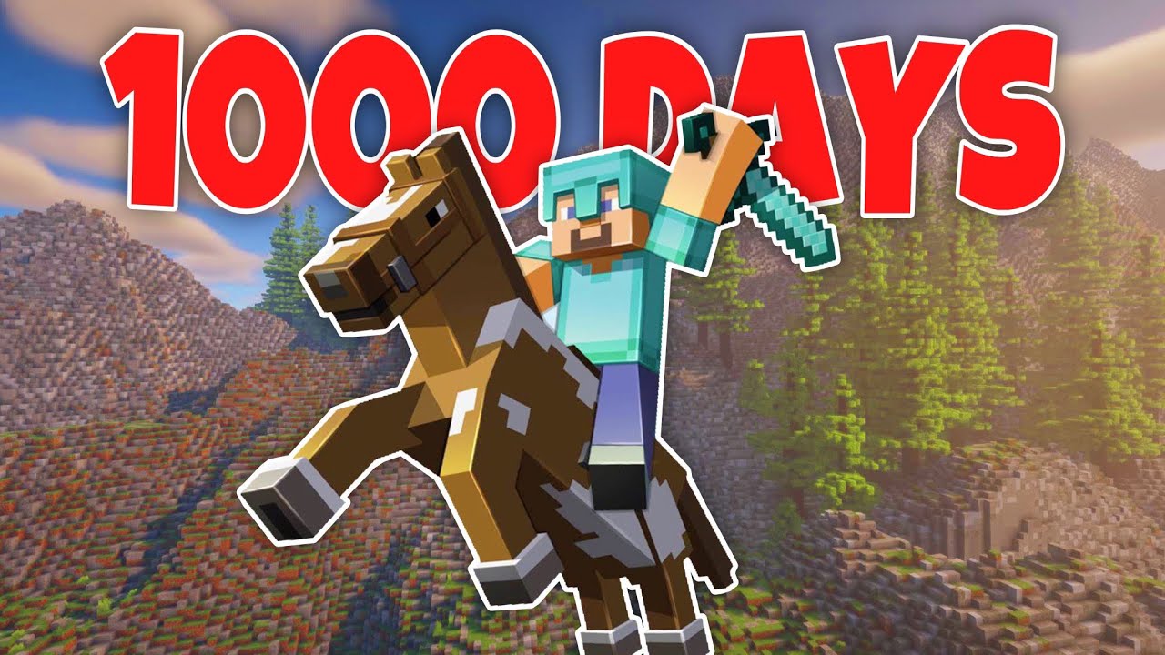 I Played Minecraft Creative For 1000 Days! - YouTube