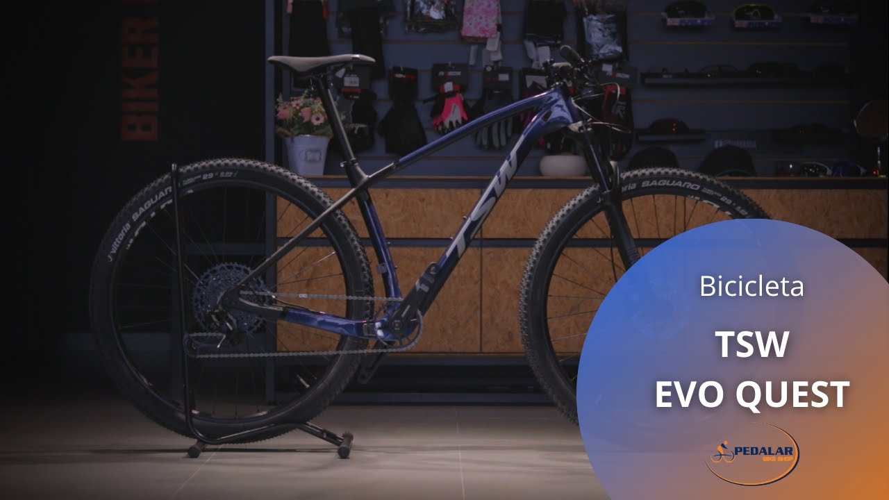 BICICLETA TSW EVO QUEST FAST SX CARBON - PEDALAR BIKE SHOP - YouTube