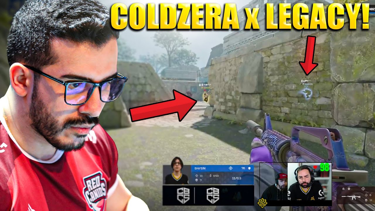1º PRIMEIRA VEZ QUE COLDZERA ENFRETOU O EX TIME! Red Canids vs Legacy ...