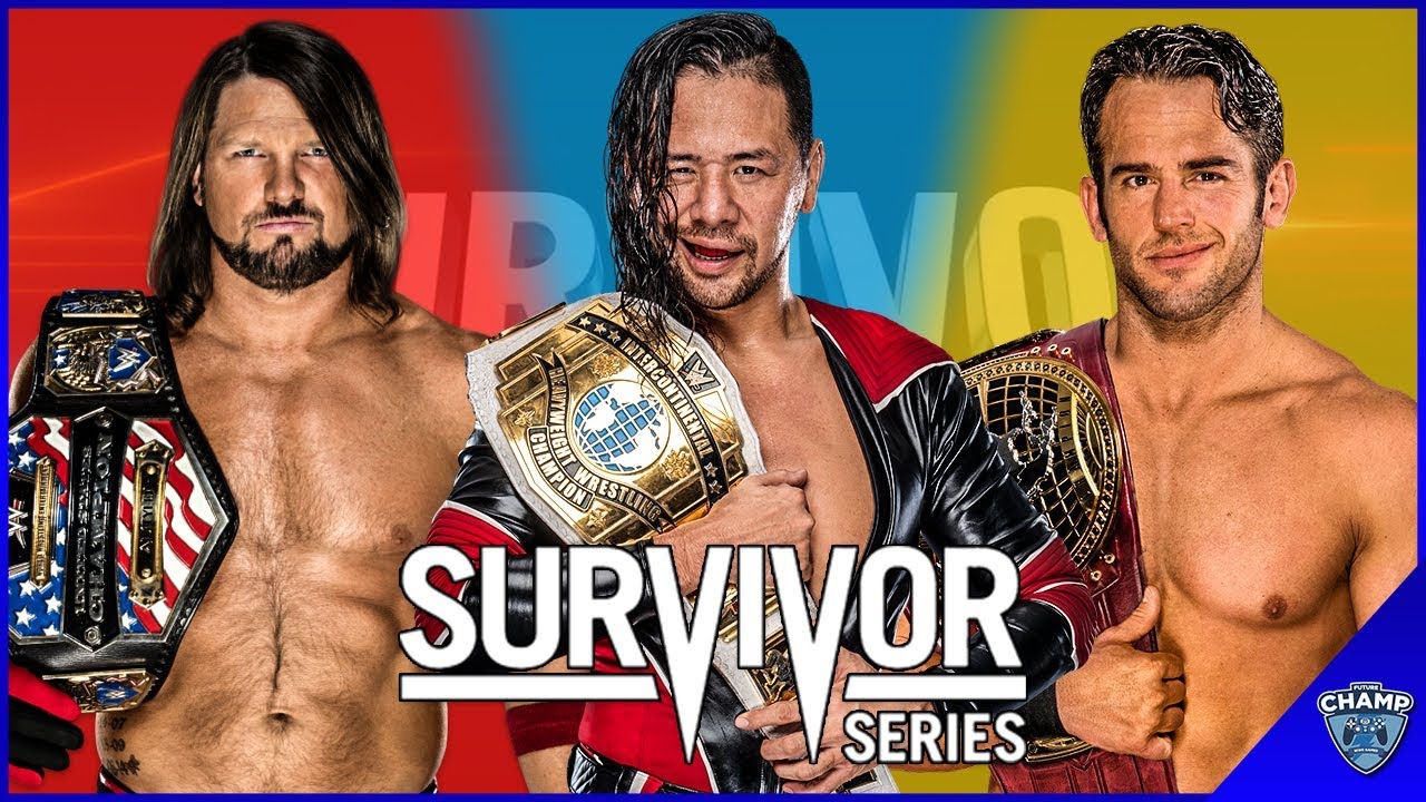 WWE 2K20 - AJ Styles vs Shinsuke Nakamura vs Roderick Strong | Survivor ...