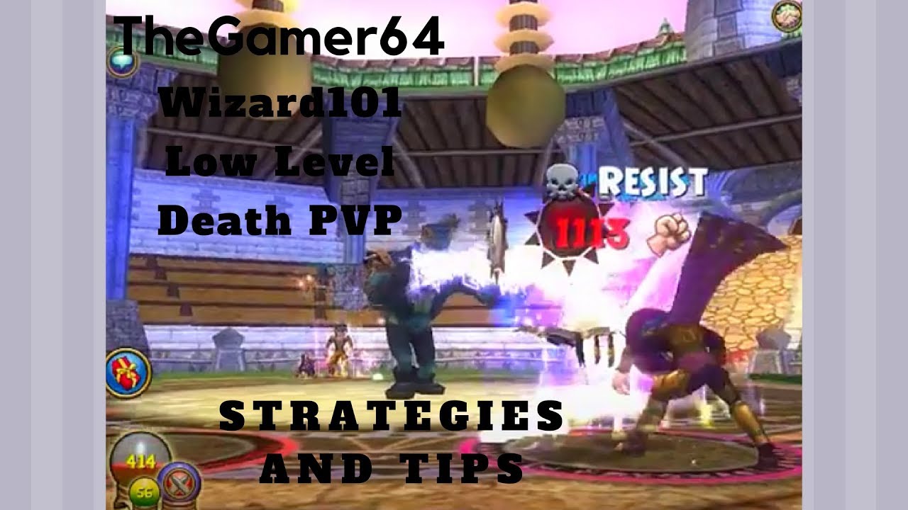 Wizard 101 Death Low Level PVP - YouTube