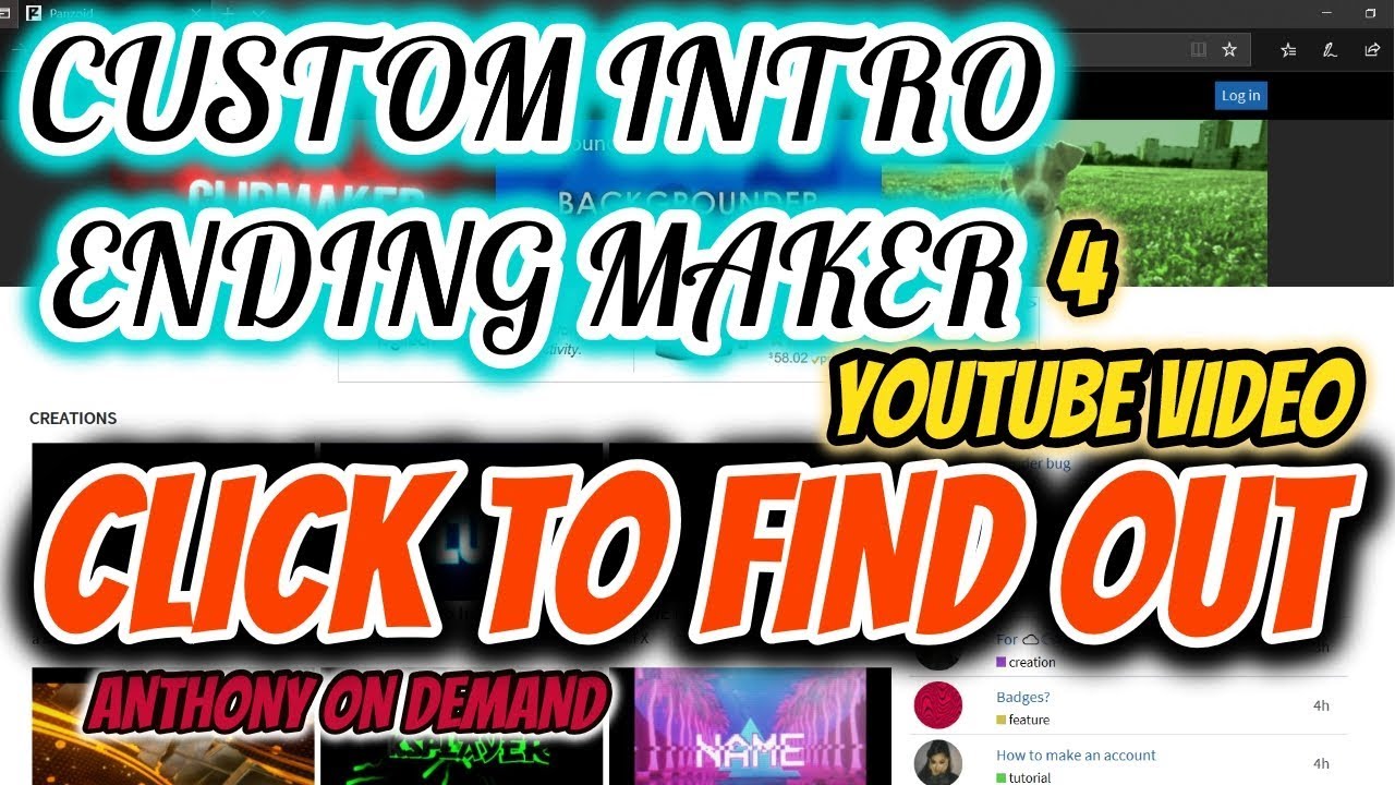 How To add An Intro For Your YouTube Video for FREE! 2019 - YouTube