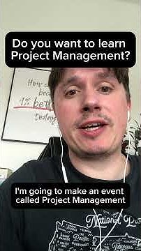 Do you want to learn Project Management? #projectmanagement - YouTube