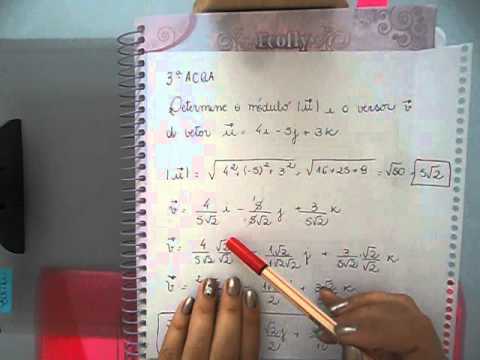 módulo e versor de um vetor - YouTube