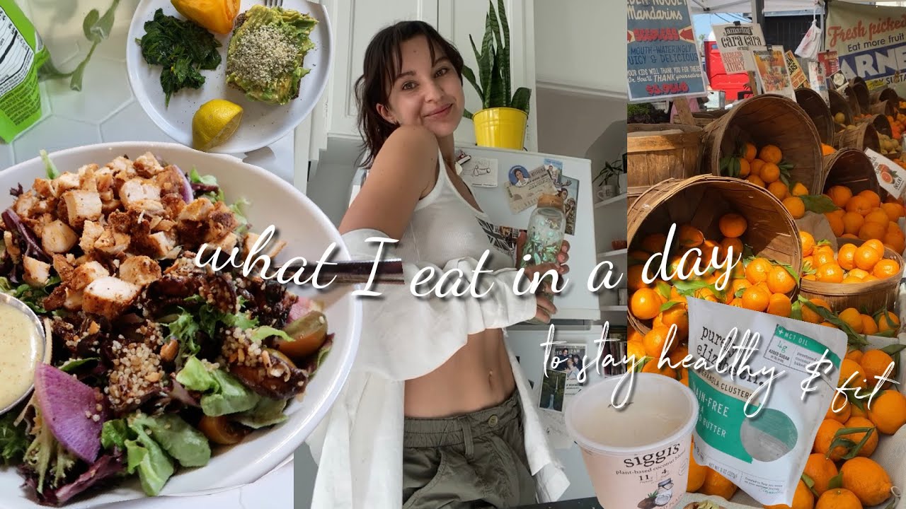 what i eat in a day | my usual healthy everyday meals (how I stay fit ...