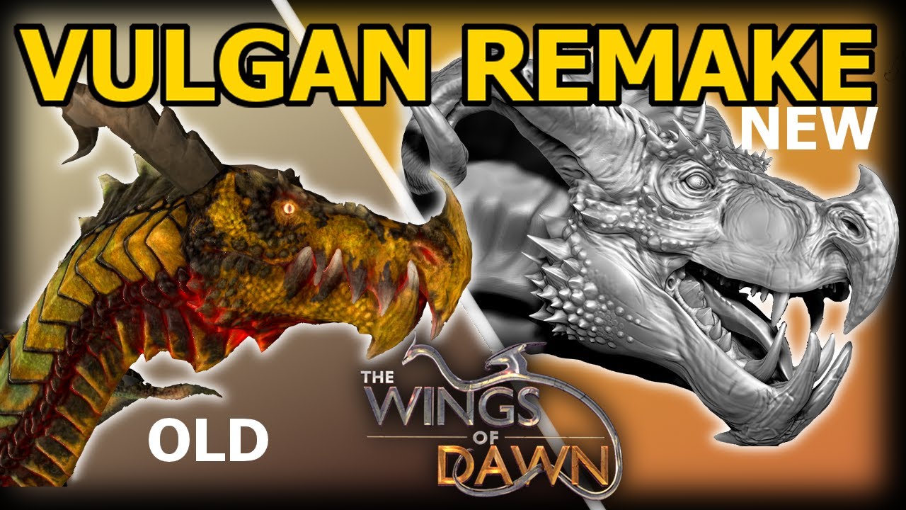 The Wings Of Dawn | Remaking The Vicious Vulgan| Sculpting Stream - YouTube