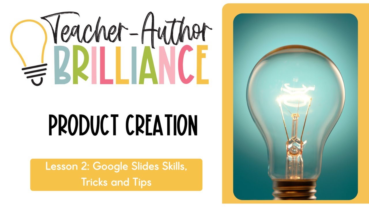 Product Creation With Google Slides For Teacher-Authors and TPT Sellers ...