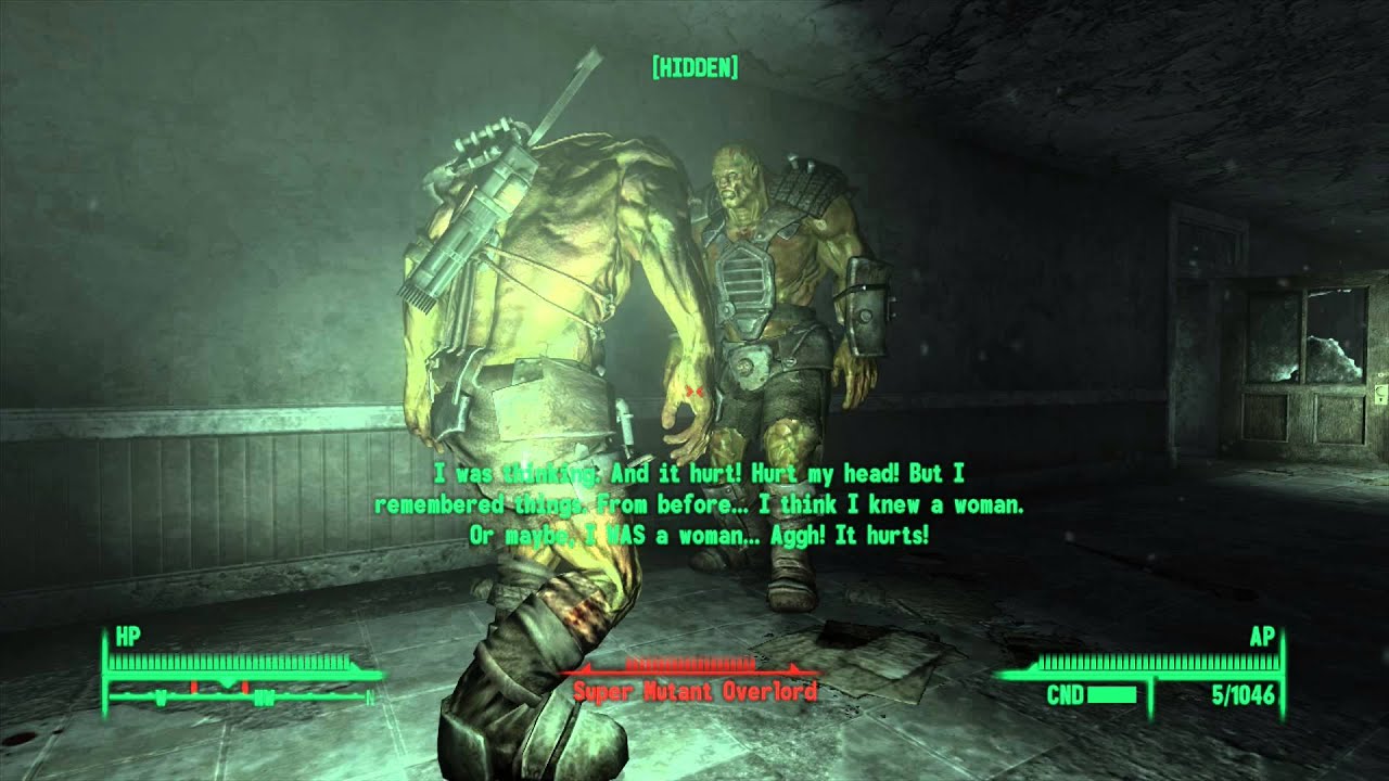 Fallout 3 - Super Mutant JOKE - YouTube