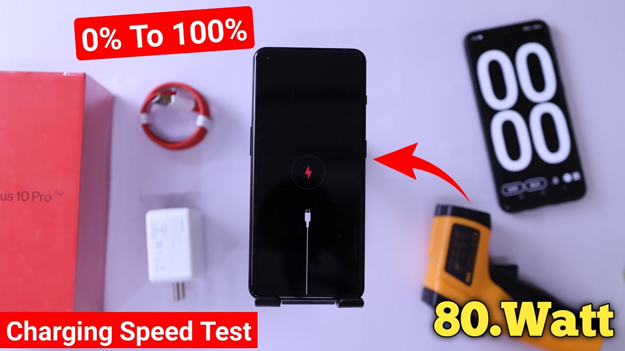 OnePlus 10 Pro Charging Test⚡️0% To 100% Charging Review | 5000mAh ...