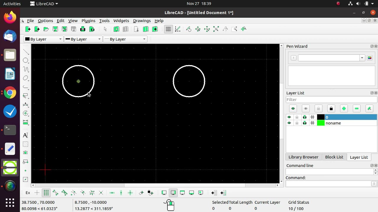 LibreCAD Copy Paste Shortcuts - YouTube