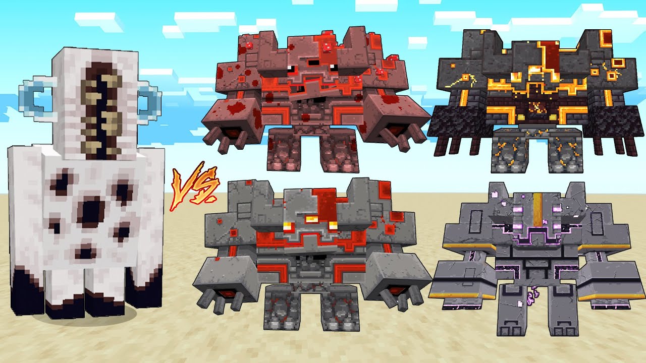 Trypophobia Warden vs All Monstrosities (Minecraft Dungeons) Minecraft ...