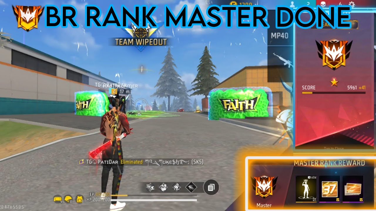 Free Fire Br Rank Master Done 🔥 | Br Ranked Master Gameplay | Br Rank ...