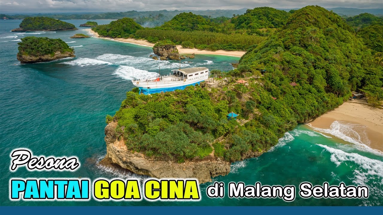 Pesona Pantai Goa Cina di Malang Selatan I Update Tahun 2022 - YouTube