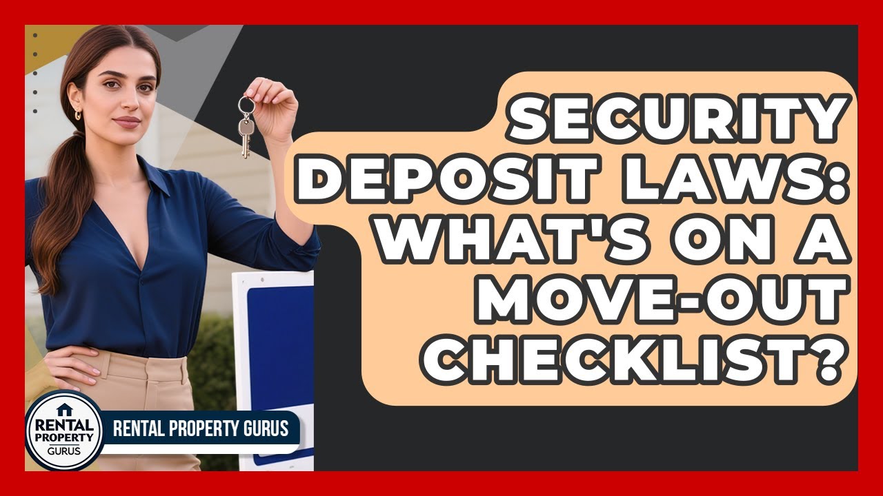 Security Deposit Laws: What's On A Move-out Checklist? - Rental ...