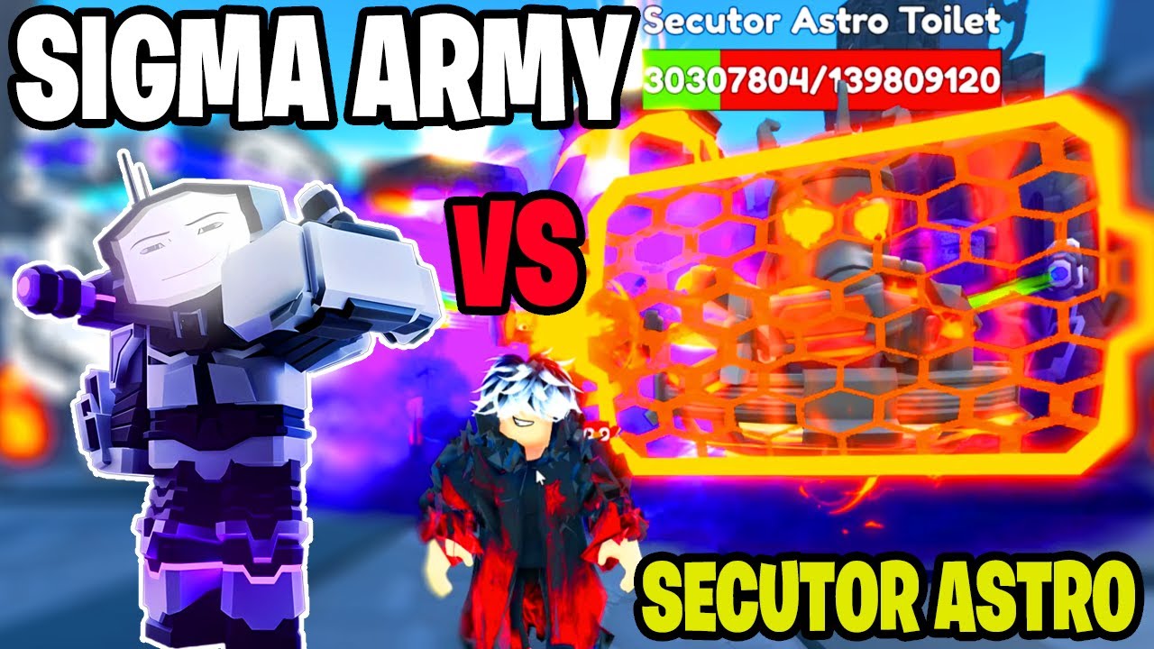 SIGMA ARMY SKIBIDI VS SECUTOR ASTRO TOILET IN TOILET TOWER DEFENSE - YouTube