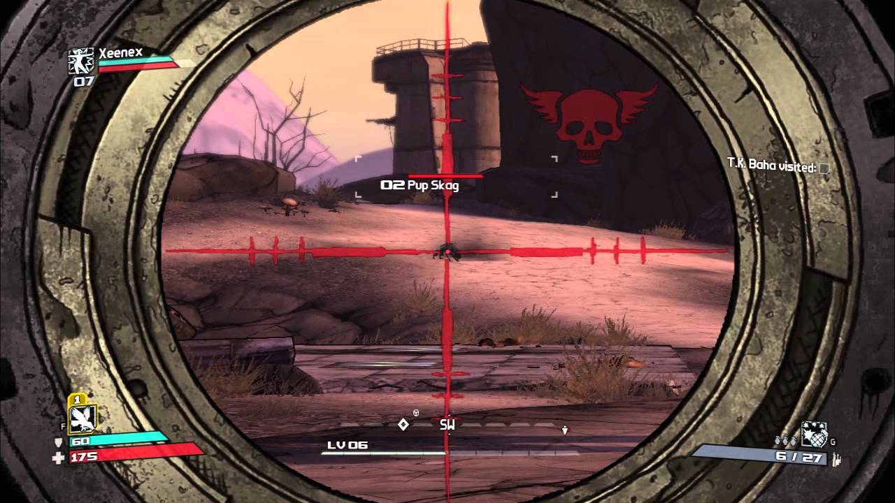 Let's play Borderlands Co-op! [pt.4]: "360 No-Scope" (Borderlands ...