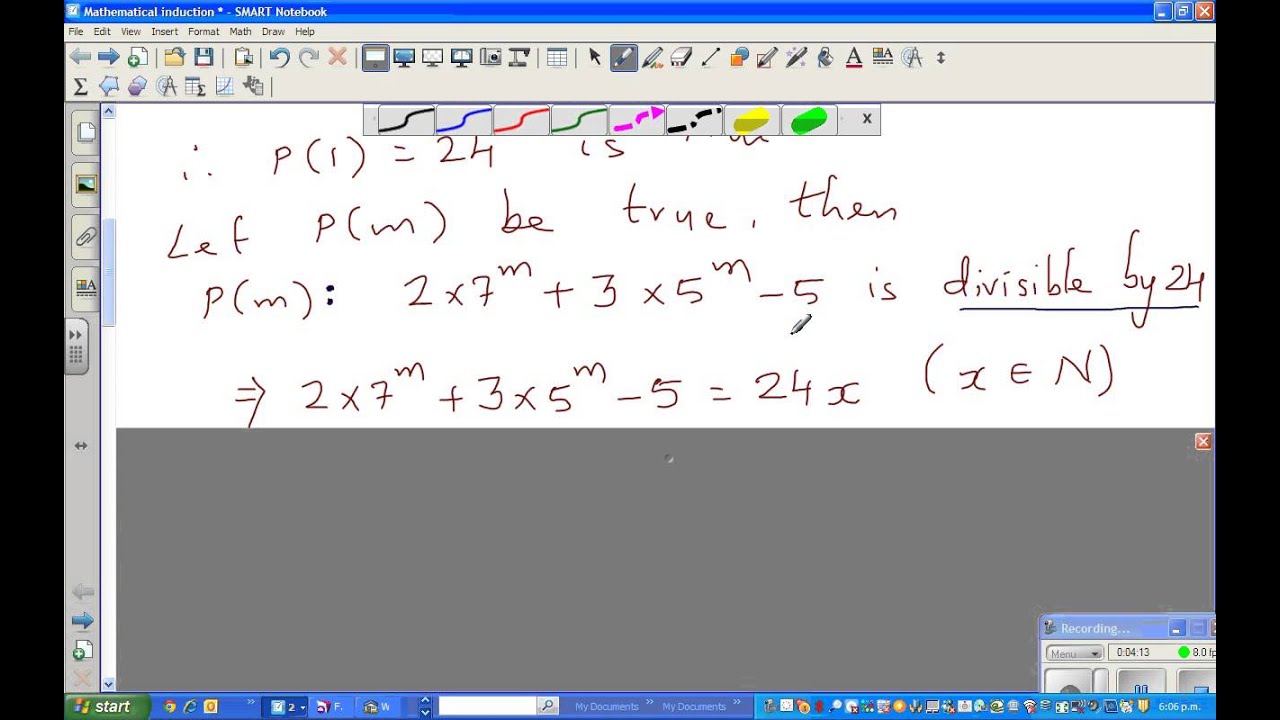 Mathematical Induction Proof Of 2 Times 7 2 3 Times 5 n 5 Is Divisible mathematical-induction-proof-of-2-times-7-2-3-times-5-n-5-is-divisible