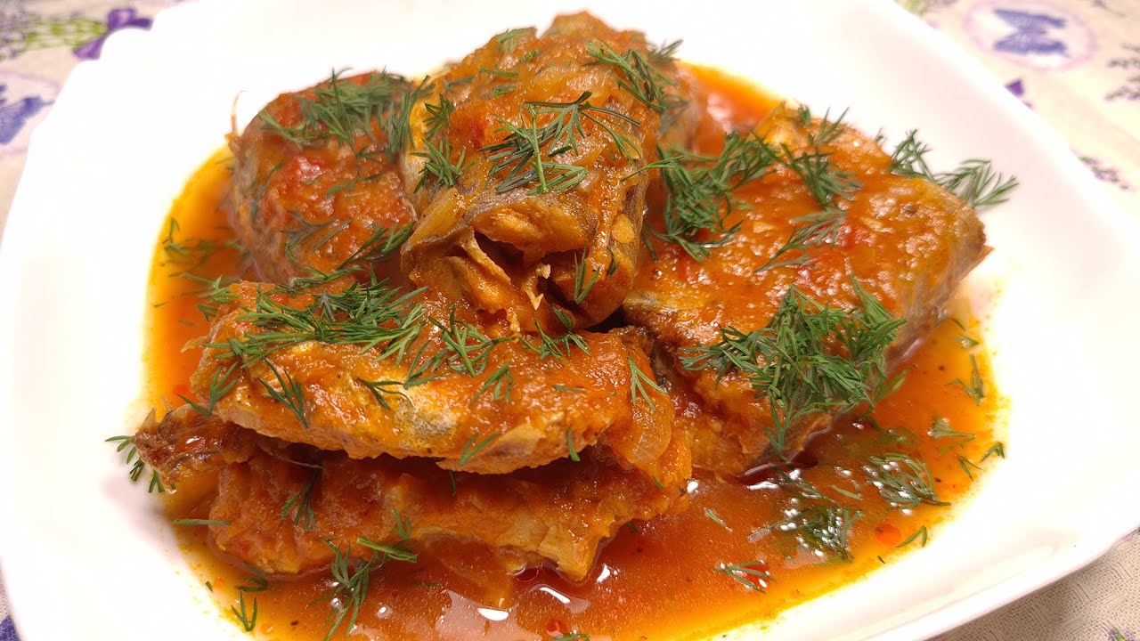 Pește Merlan Albastru în Sos de Tomate la Cuptor - Rețetă de Post ...