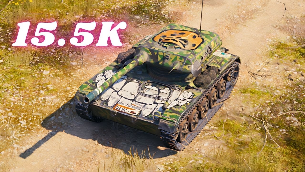 ELC EVEN 90 - 15.5K Spot Damage World of Tanks - YouTube