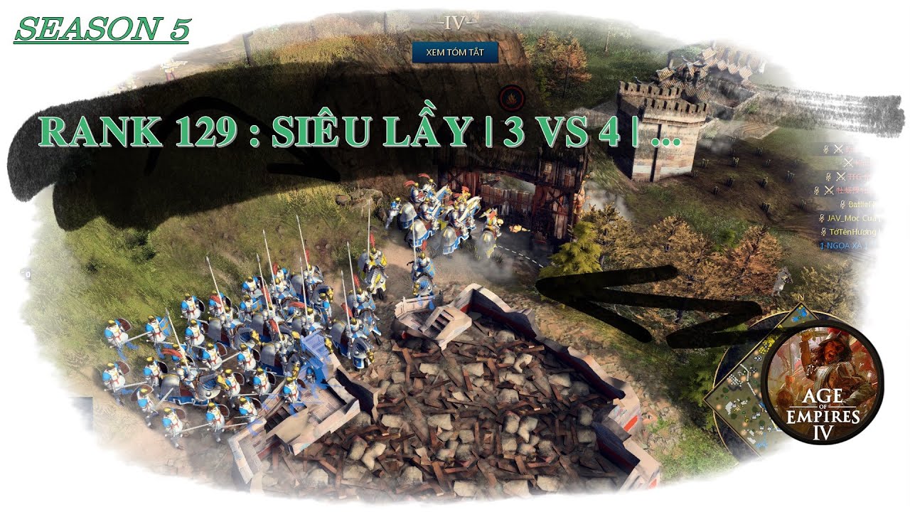 #ageofempires4 RANK : CHAP 129 SIÊU LẦY LỘI Age Of Empires Ⅳ AOE4 ...