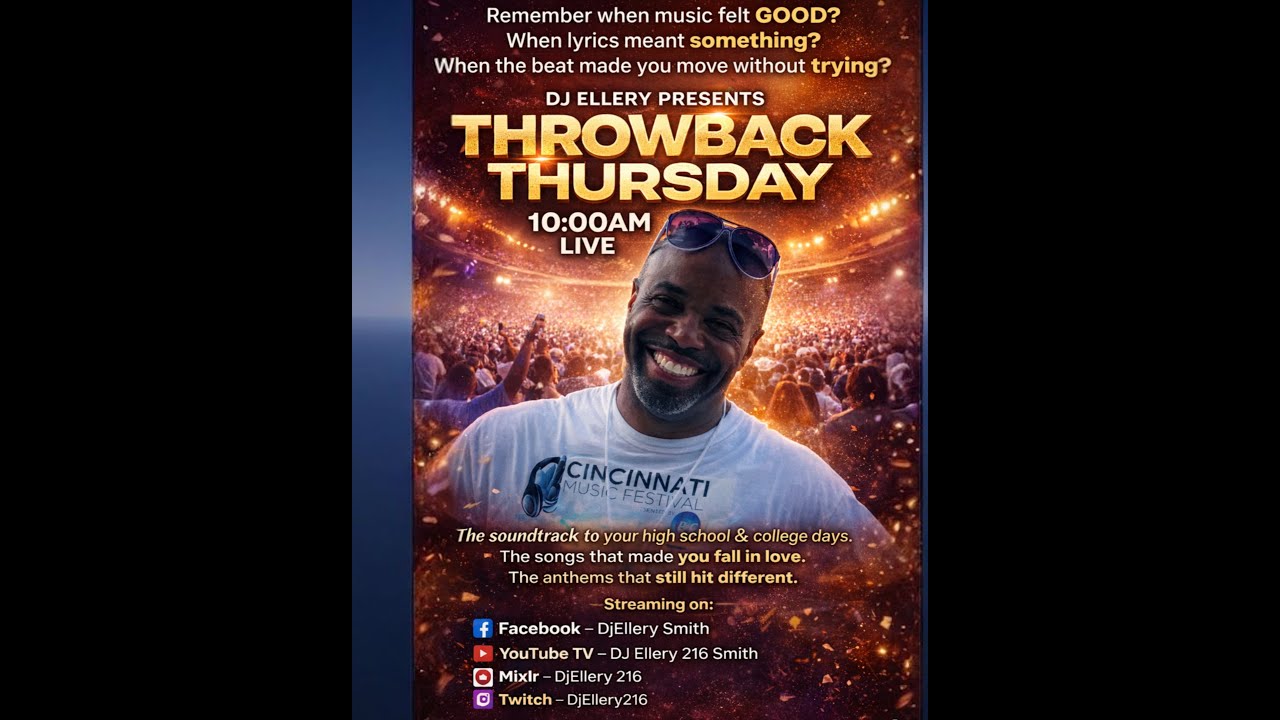 DJ ELLERY PRESENTS THE THROWBACK THURSDAY MIX SHOW - YouTube